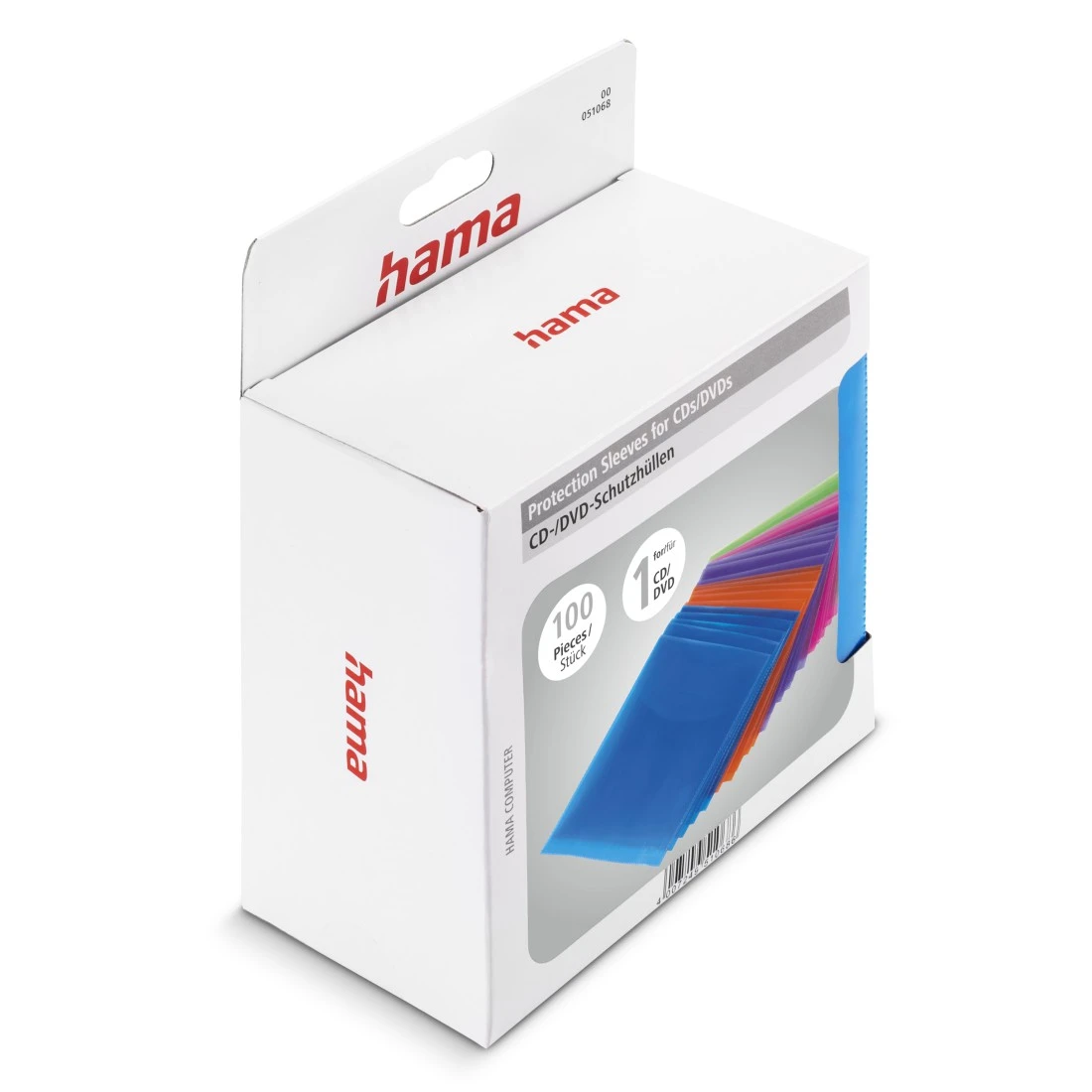 | Hama | CD/DVD/Blu-Ray PP sleeves 100-pack multi kleur